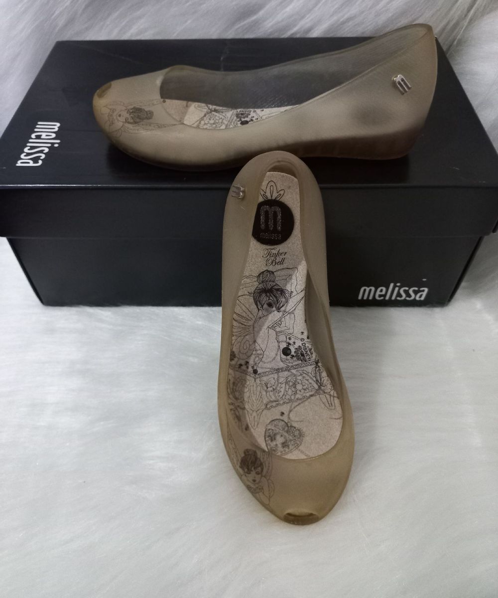 Melissa Ultragirl Tinker Bell com Marcas de Uso | Calçado Infantil para ...