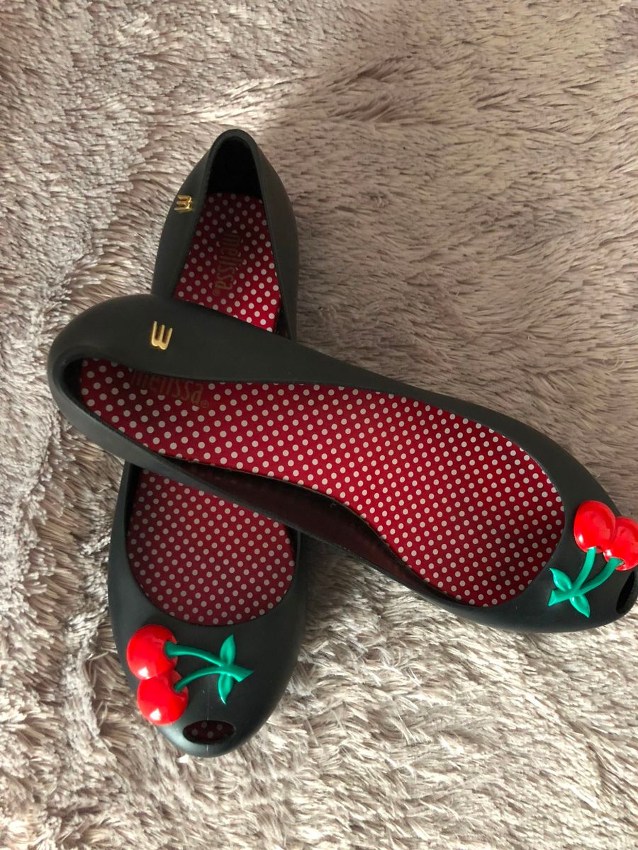 Melissa Ultragirl X Cereja | Sapatilha Feminina Melissa Usado 25653747 ...