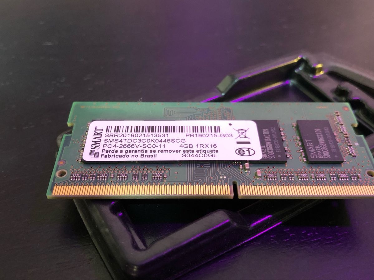 Memória Ram para Notebook - 1rx16 (ddr4) - Lenovo Smart Brasil - 4gb ...