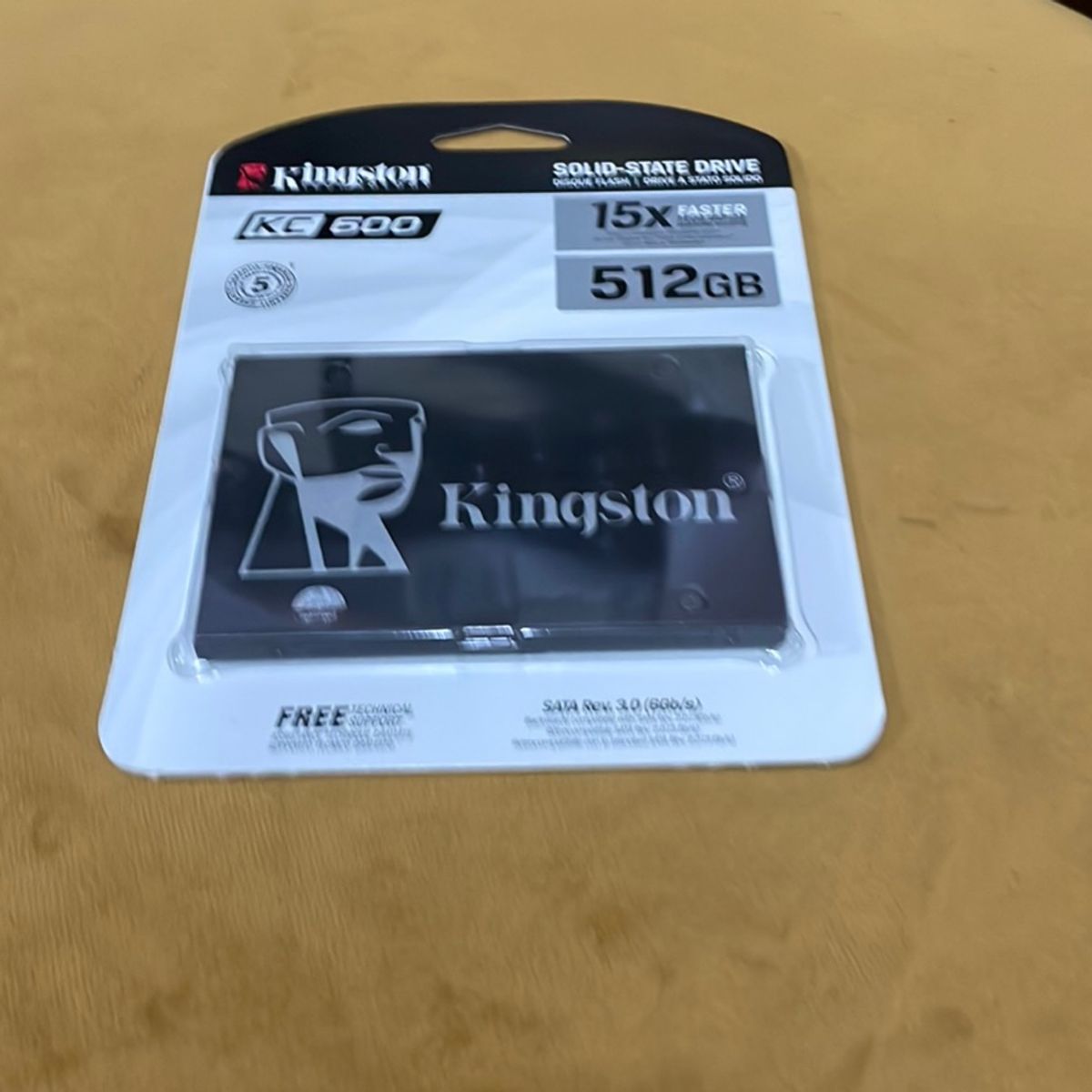 Memória Ssd Kingston 512gb Sata | Computador Desktop Kingston Nunca ...