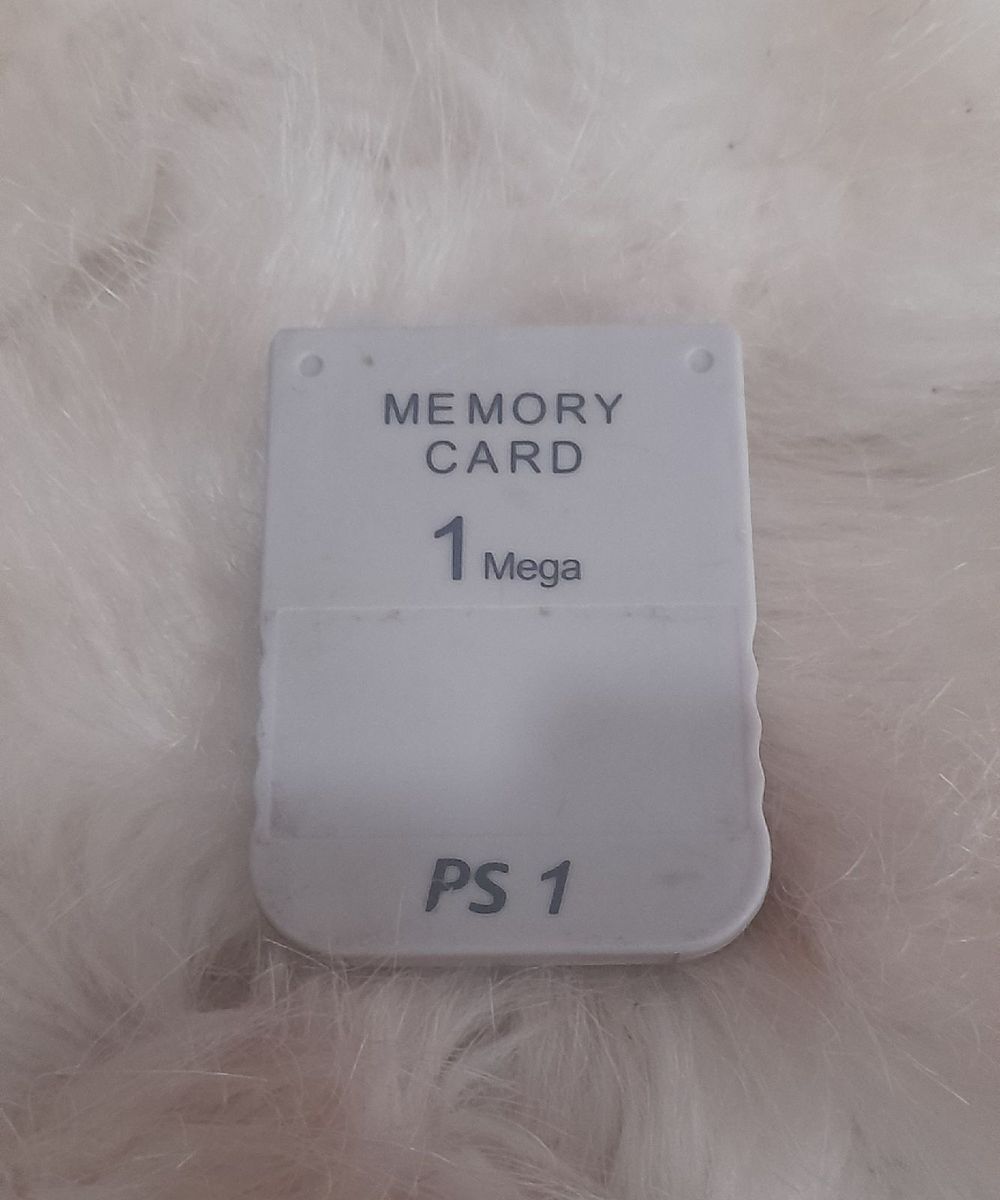 Memory Card Antigo Playstation 1 | Acessório p/ Videogame Playstation ...