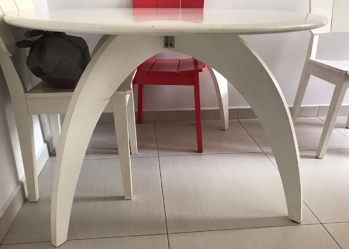 Mesa 1,20 X 1,20 Redonda. Oppa Designer | Mesa Oppa Designer Usado ...