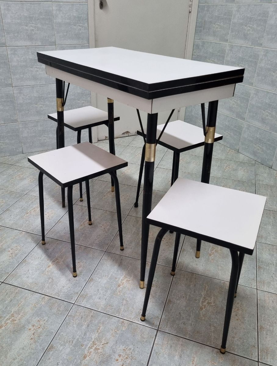 Mesa de Fórmica Retro | Móvel de Antiquário Antiga Usado 68913881 | enjoei