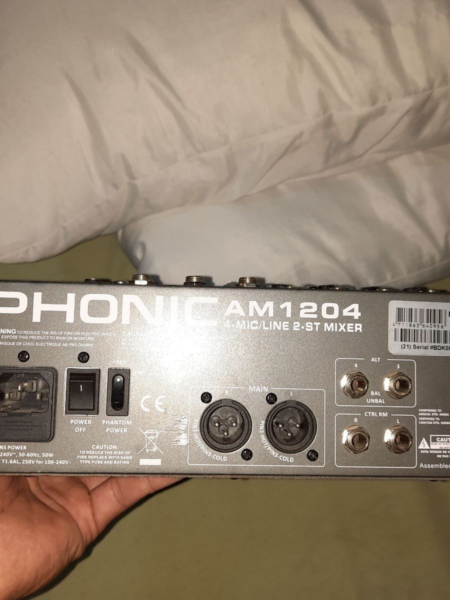 Mesa Phonic 1204 | Item de Música Phonic 1204 Usado 64910866 | enjoei