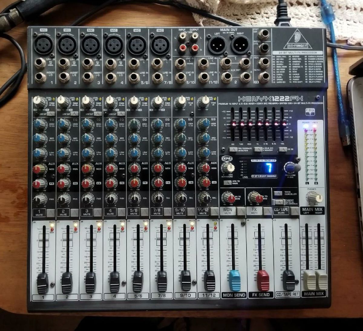 Mesa Xenyx 1222fx Behringer | Item de Música Behringer Usado 68108675 ...