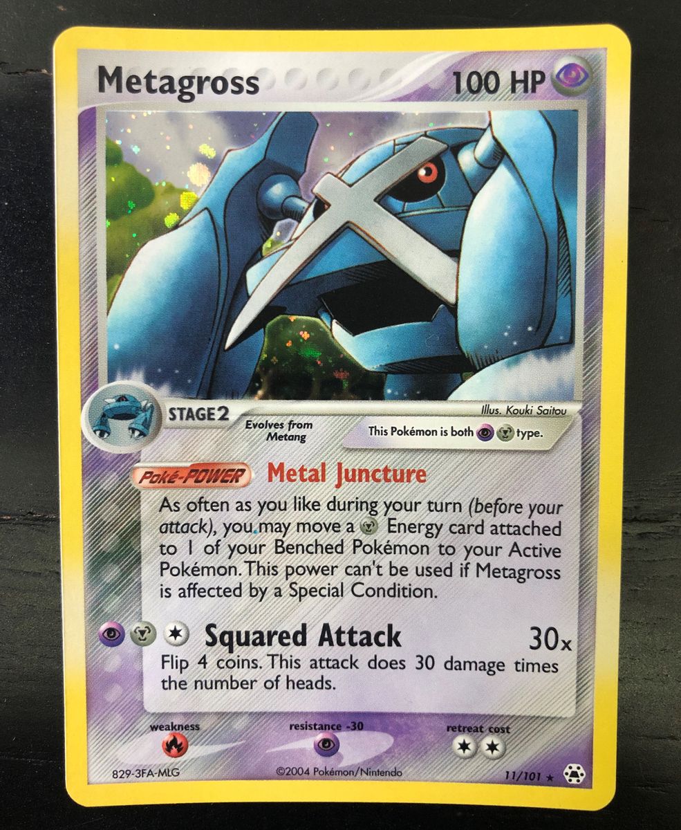 Metagross - Hidden Legends - Pokemon Card | Brinquedo para Bebês ...