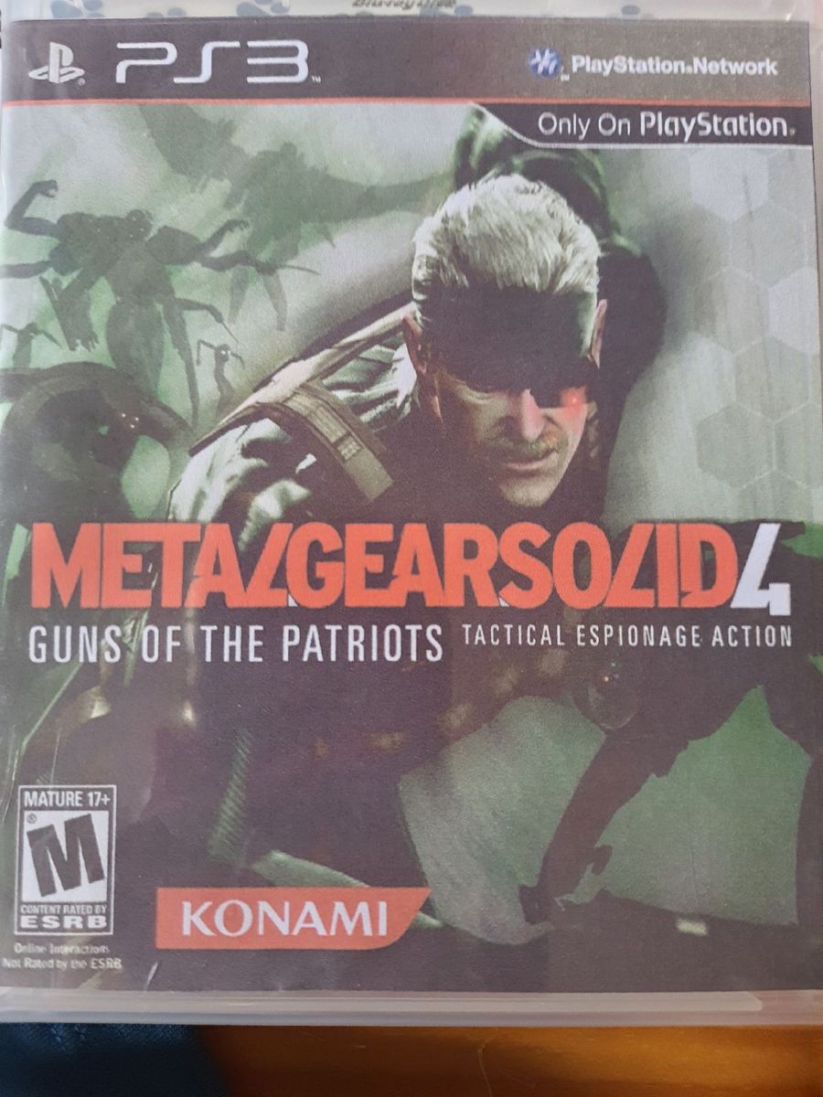 Metal Gear Solid 4 - Guns Of The Patriots - Tactical Espionage Action ...