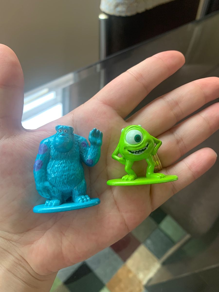 Metalfigs Mike Wazowsky e Sullivan Dos Monstros Sa Disney | Cacareco ...