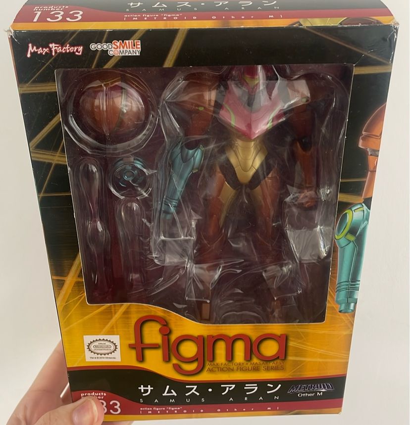 Metroid Action Figure Samus Aran | Jogo de Videogame Figma Nunca Usado ...