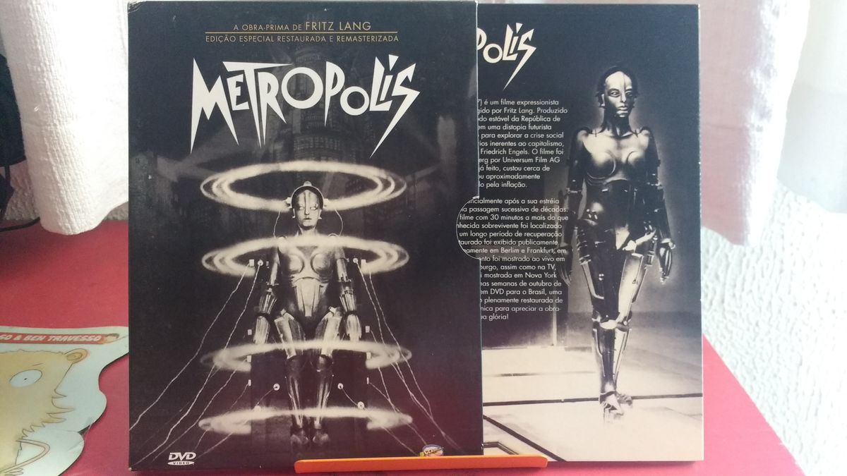 Metropolis (1927) Dvd Original Edição Restaurada e Remasterizada 2010 ...