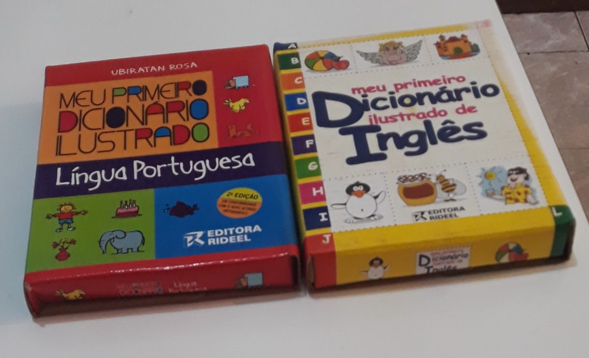 Meu Primeiro Dic. Ilustrado Lingua Portuguesa /dic. Ingles Kit C/2 ...
