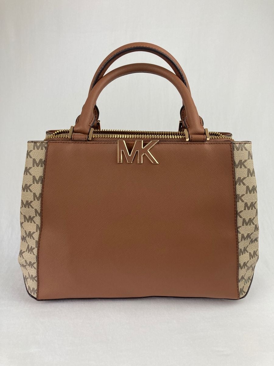 Michael Kors Florence Md Satchel Shoulder Bag Sgnature Bolsa Tote Logo ...