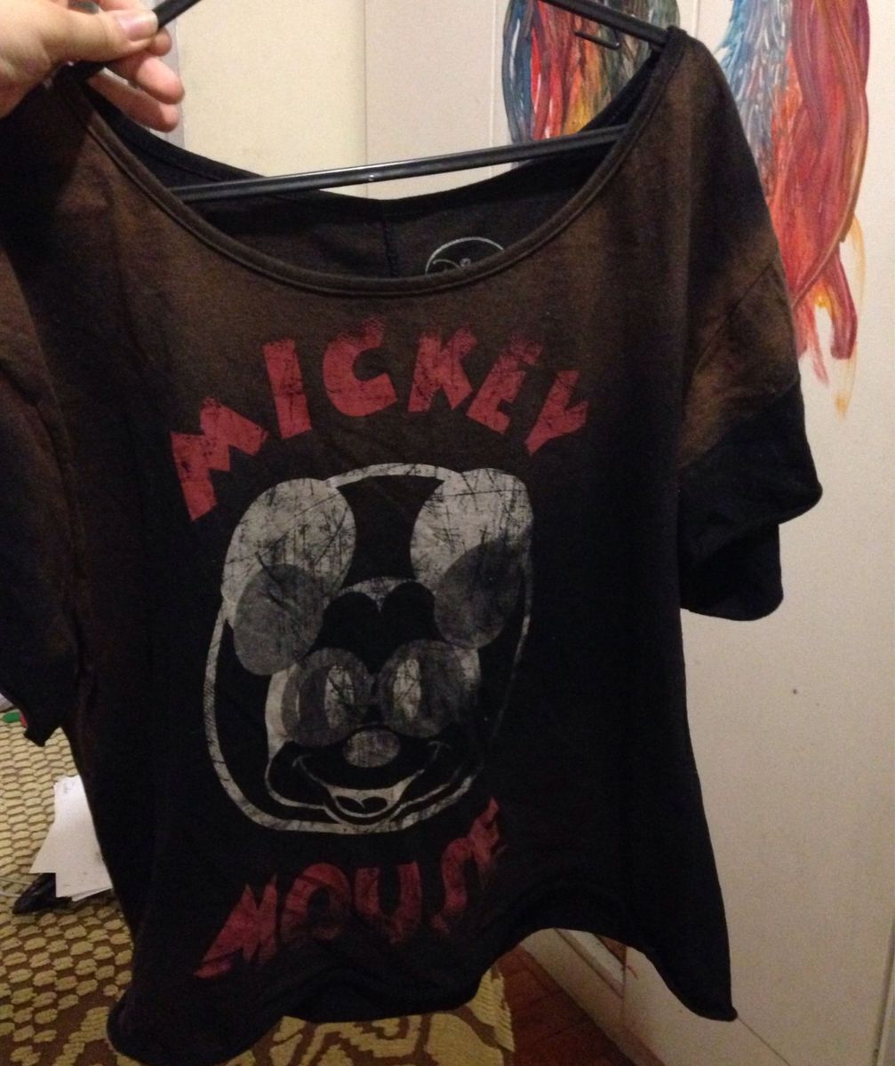 Mickey Mouse Underground | Blusa Feminina Disney Usado 18721755 | enjoei
