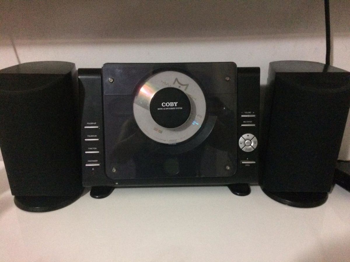 Micro Coby System Cd Mp3 Radio Am Fm Usb Bivolt Preto | Relógio Feminino Coby Usado 30769987 ...