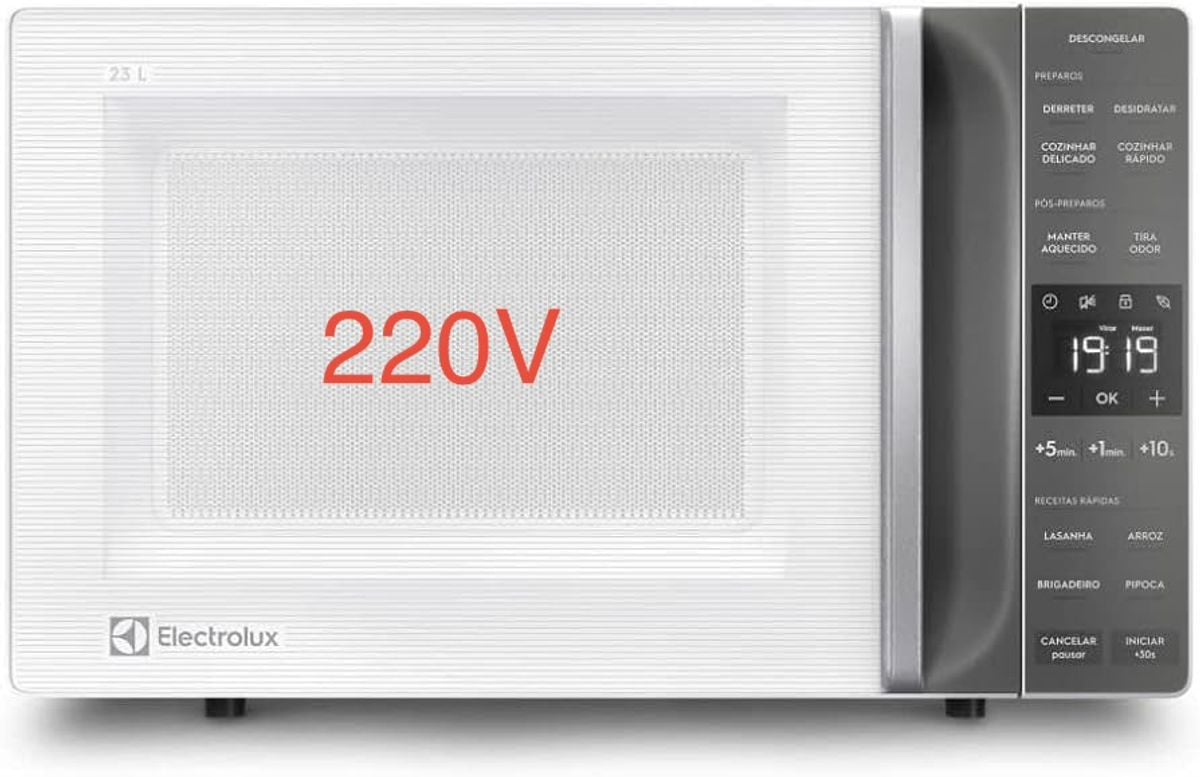 Micro-ondas Electrolux 23l Branco Efficient Me23b 220v ...