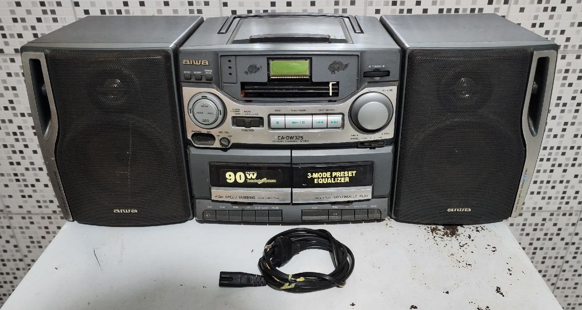 Micro System Aiwa Compact | Item Info & Eletro Aiwa Usado 115016351 ...