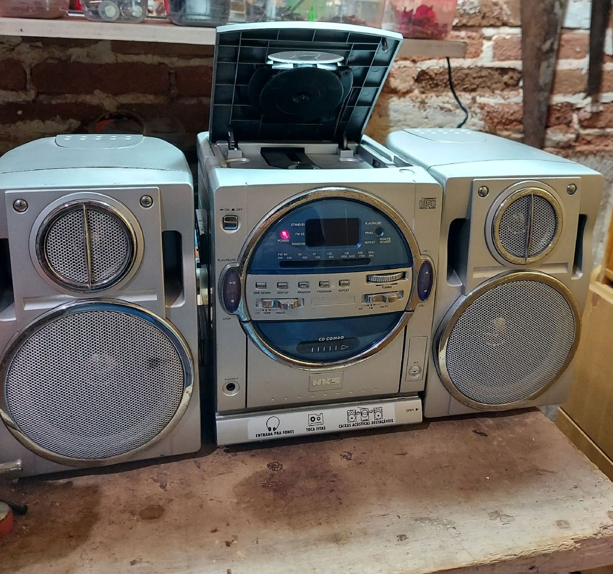 Micro System Cd Player Nks | TV e Display Nks Usado 56073979 | enjoei