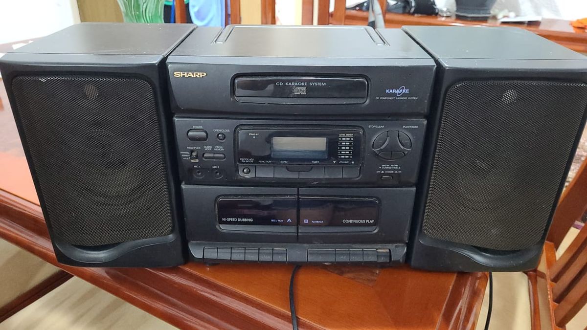 Micro System Sharp Karaoke 3 em 1 | Item de Música Sharp Usado 74992841 ...