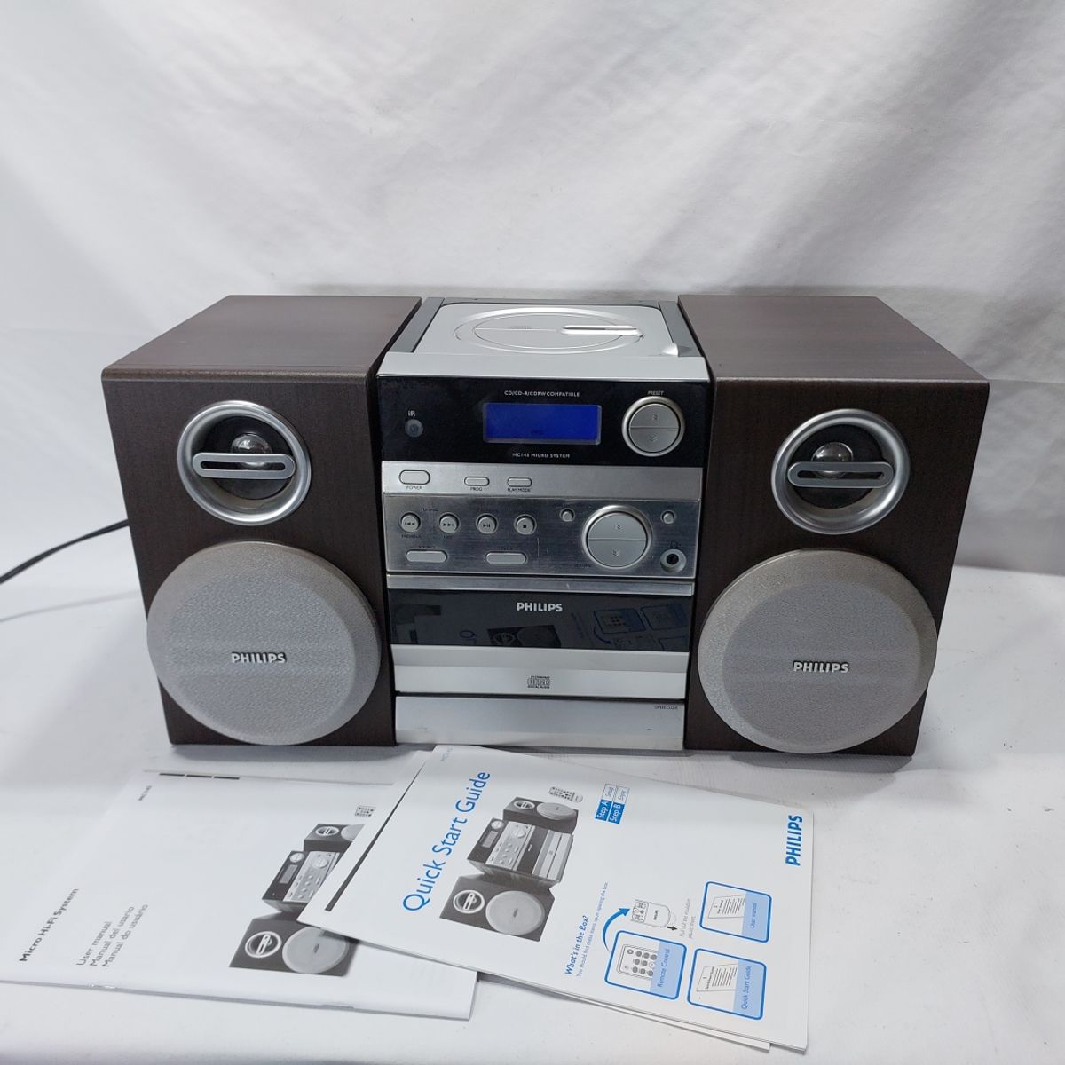 Micro System Usado Hi-fi Philips Mc-145 Só Funciona Rádio | Item de ...