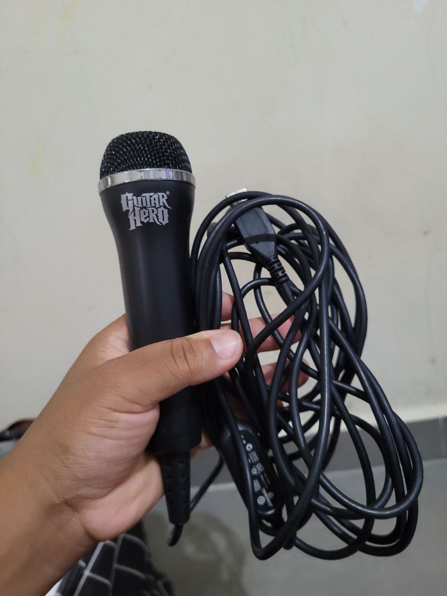 Microfone Guitar Hero | Item Info & Eletro Guitar Hero Usado 133795636 ...