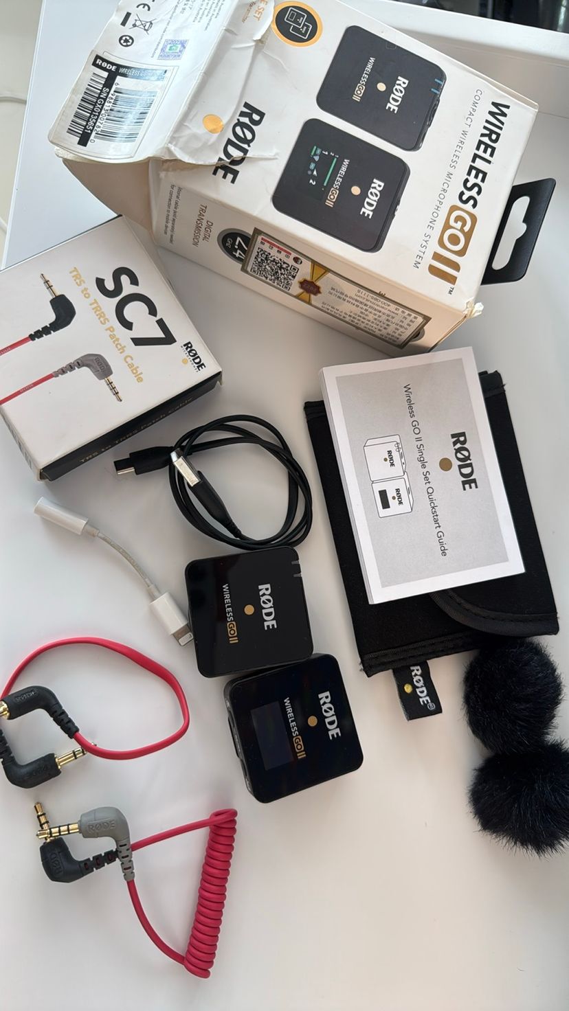 Microfone Rode Wireless Go 2 Original | Item Info & Eletro Rode Usado ...