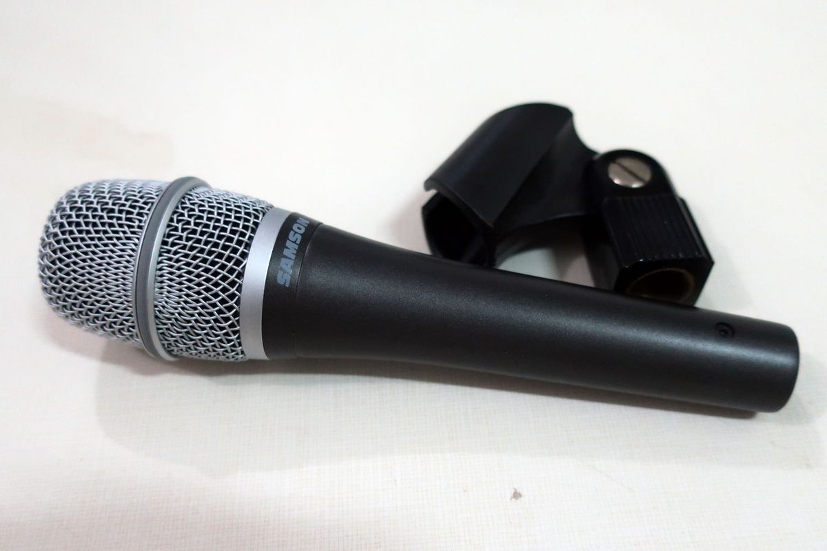 Microfone Samson Q1 Estúdio Ou Palco | Item de Música Samson Usado ...