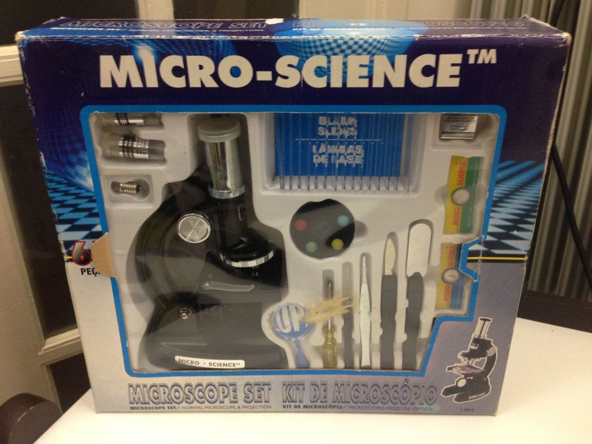 Microscópio Micro Science | Item de Papelaria Micro Science Nunca Usado 16112999 | enjoei