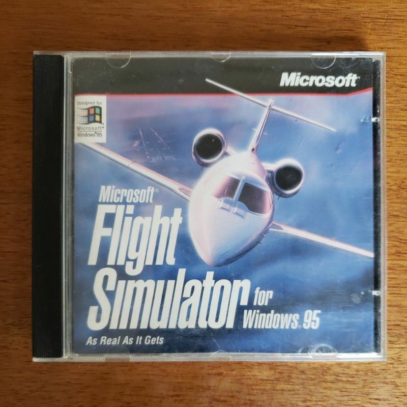 Microsoft Flight Simulator For Windows 95 - Pc | Jogo de Videogame Cd ...