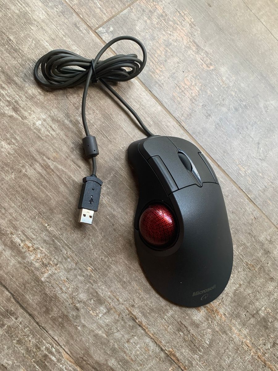 Microsoft Mouse Trackball | Mouse p/ Computador Microsoft Usado ...