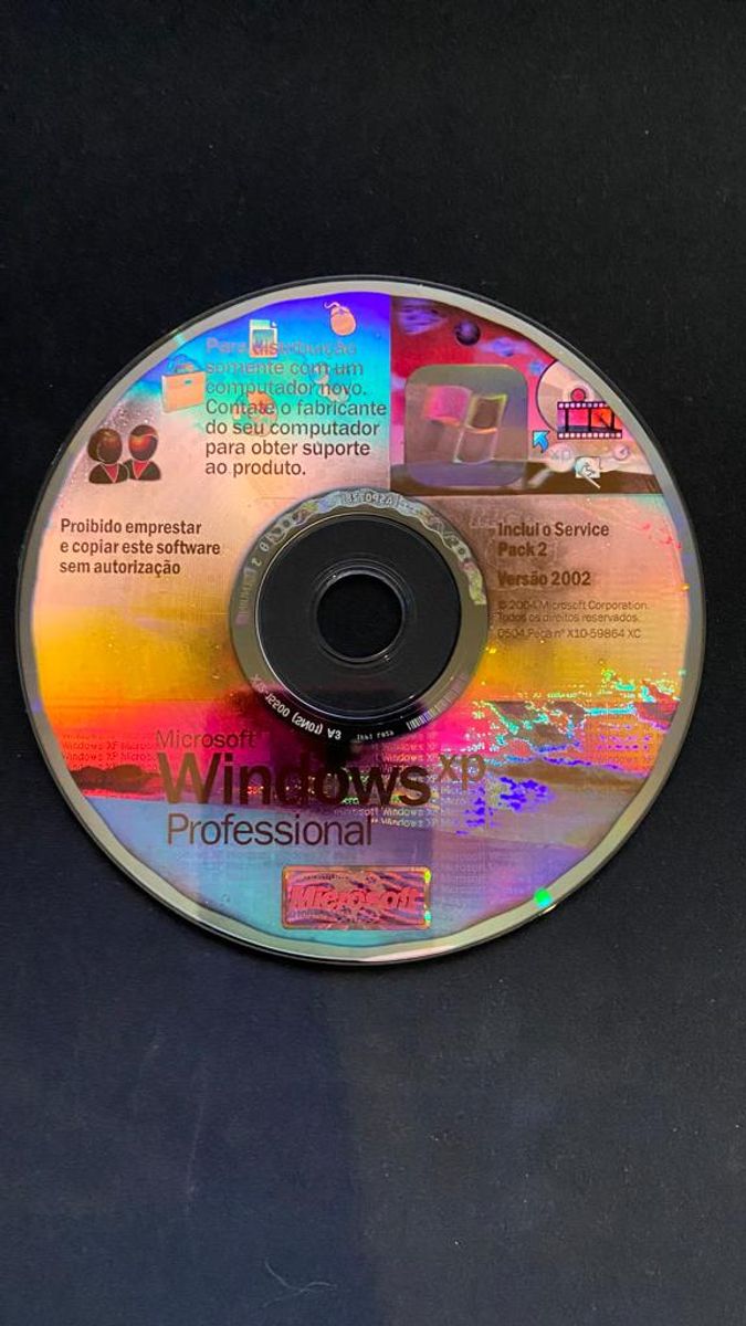Microsoft Windows Xp Cd Original | Computador Desktop Microsoft Usado ...