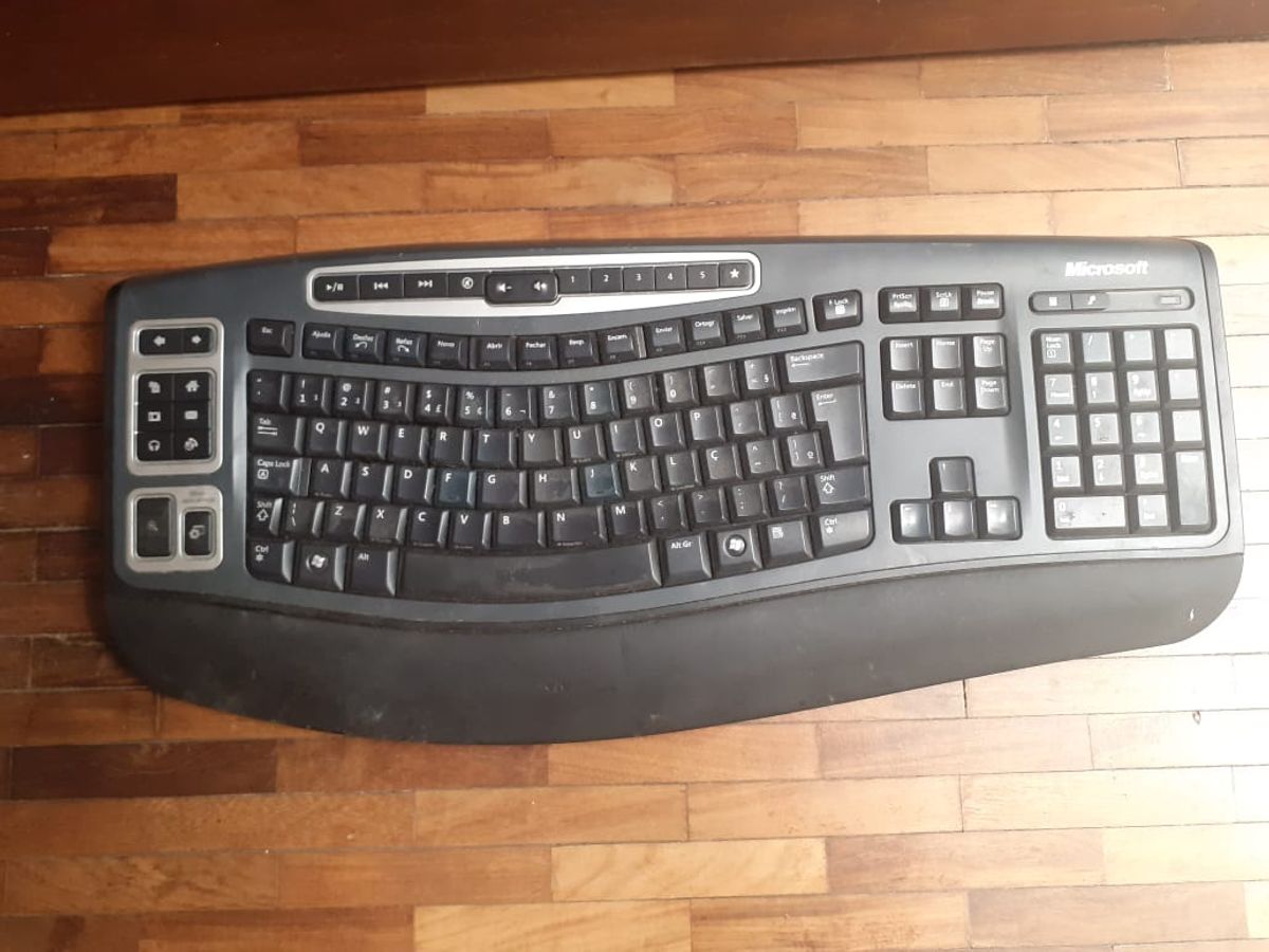 Microsoft Wireless Laser Keyboard 5000 | Cacareco Microsoft Usado ...