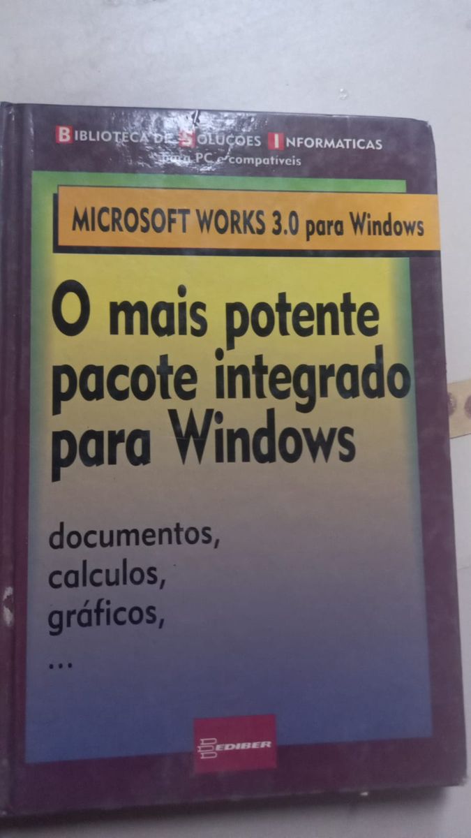 Microsoft Works 3.0 para Windows | Livro Ediber Usado 63455829 | enjoei