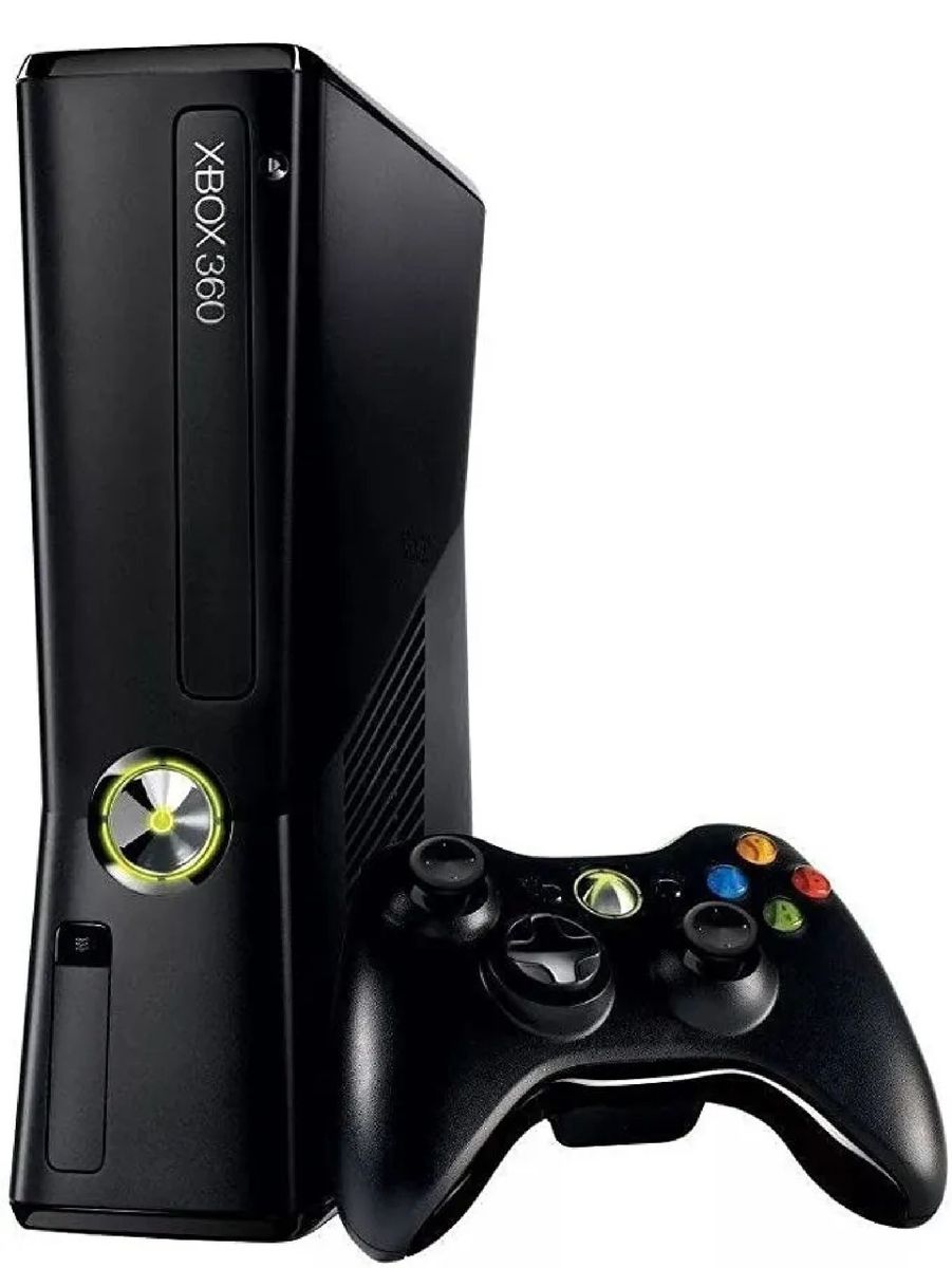Microsoft Xbox 360 + Kinect Slim Tudo Completo | Console de Videogame ...