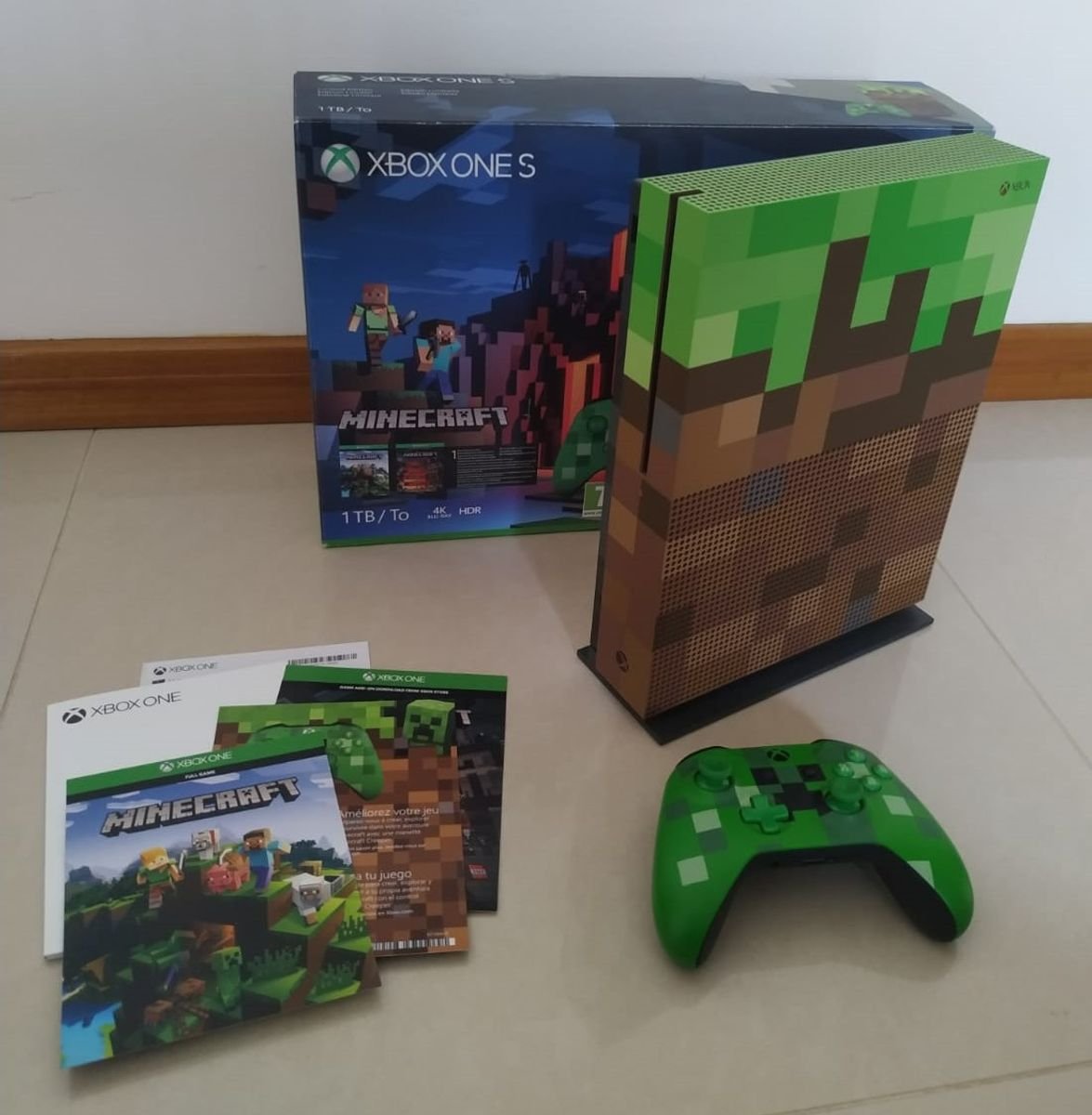 Microsoft Xbox One S 1tb Minecraft Limited Edition | Console de ...