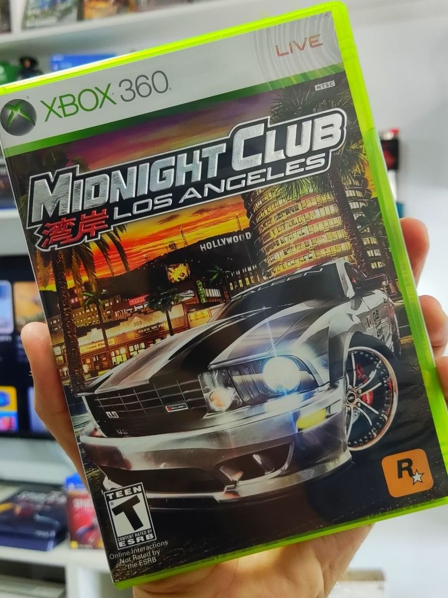 Midnight Club Los Angeles Xbox 360 Mídia Física Original Completo ...