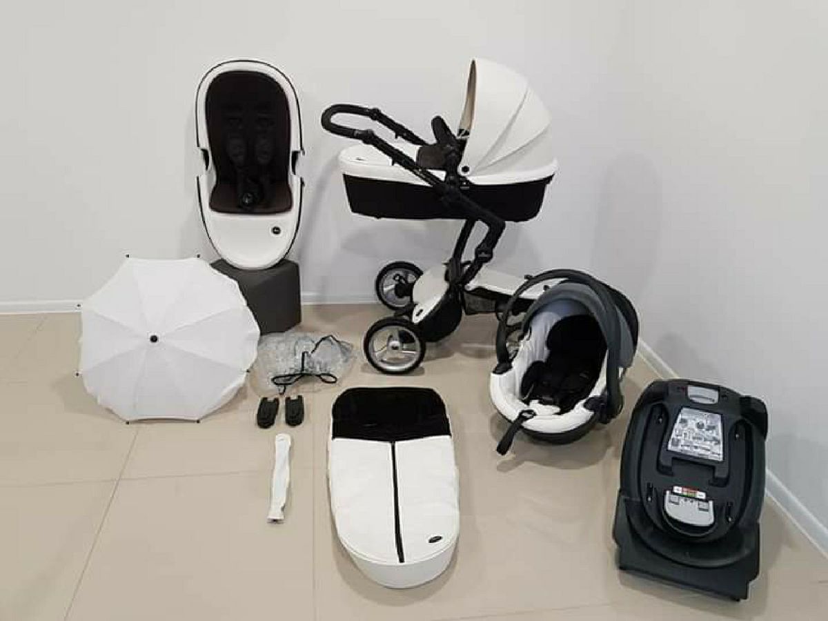 Mima Xari Branco Kit Completo | Carrinho de Bebê Nunca Usado 80285043 ...