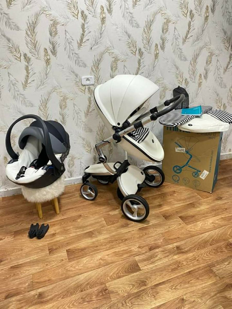 Mima Xari Branco Kit Completo | Carrinho de Bebê Nunca Usado 80251210 ...