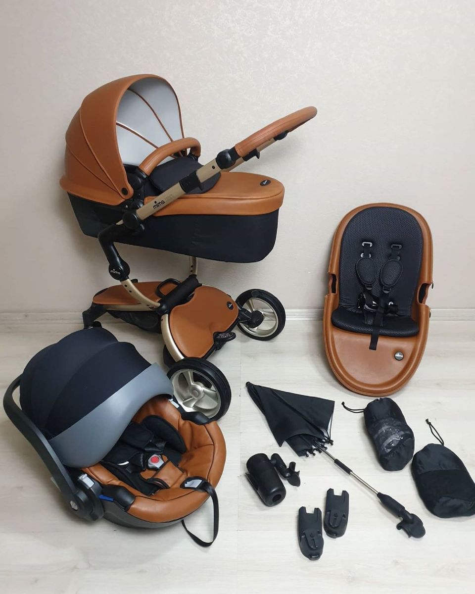 Mima Xari Caramel Kit | Carrinho de Bebê Mima Xari Usado 44645635 | enjoei