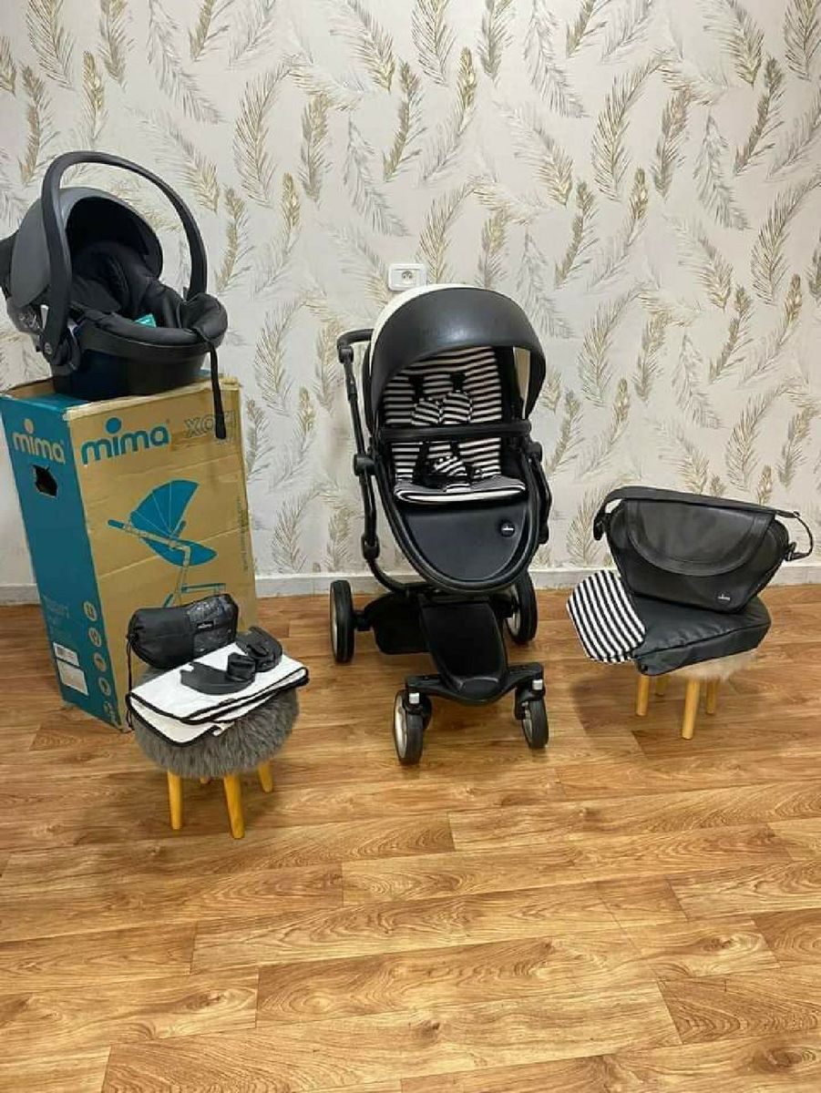 Mima Xari Preto Kit Completo | Carrinho de Bebê Nunca Usado 80251170 ...