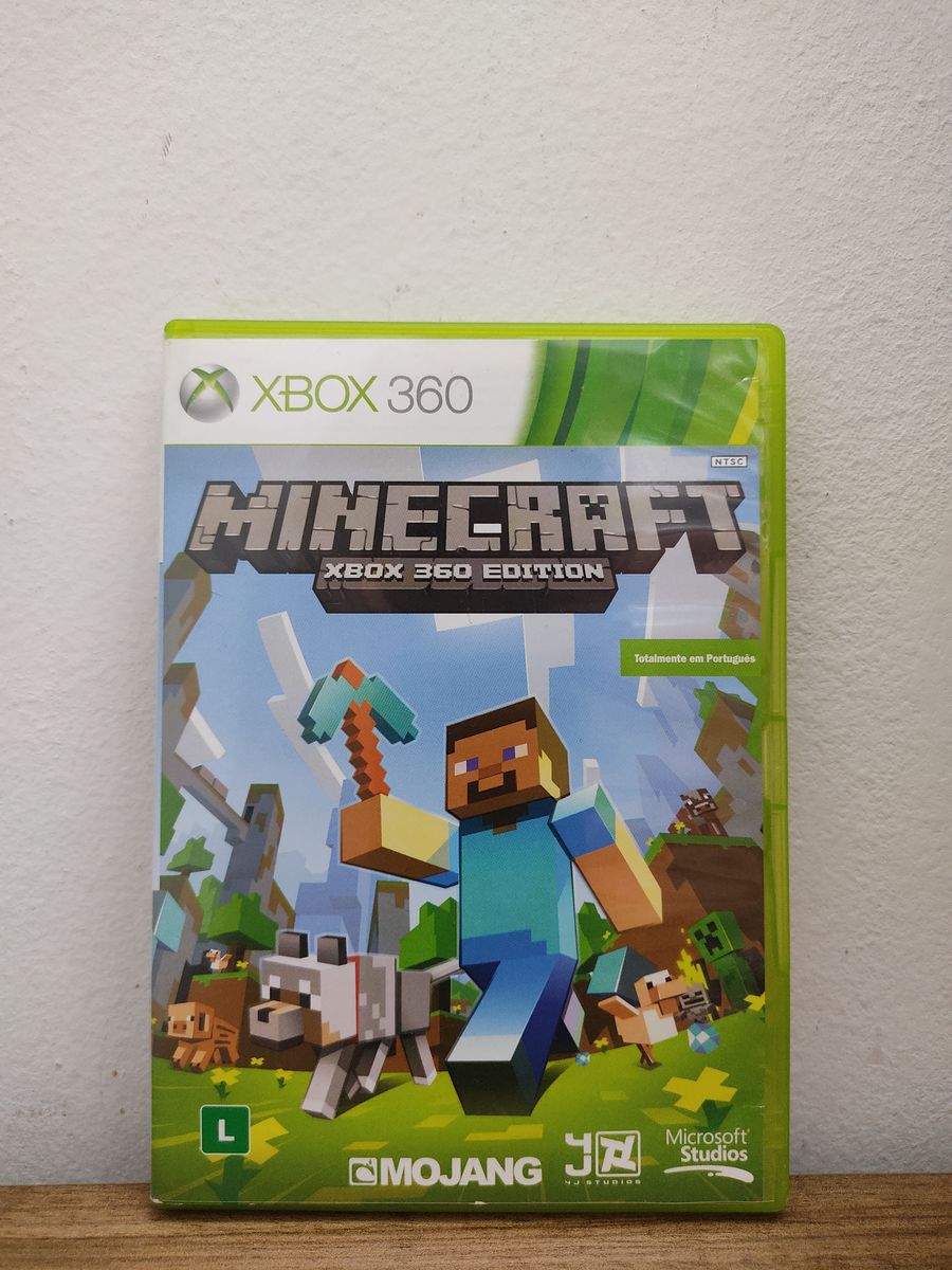 Minecraft Físico Xbox 360 Microsoft | Jogo de Videogame Xbox 360 Usado ...