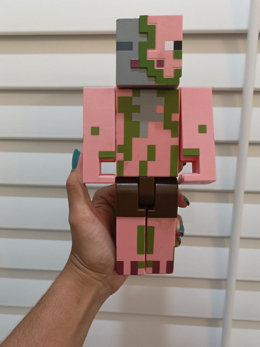 Minecraft Zombie Pigman Large Figure | Brinquedo Minecraft Usado ...