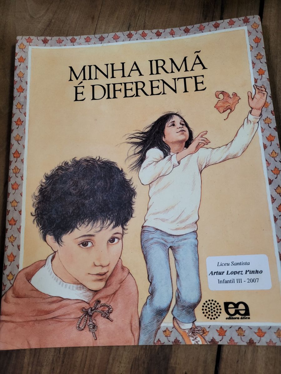 Minha Irmã É Diferente Livro Editora Atica Usado 96609465 Enjoei