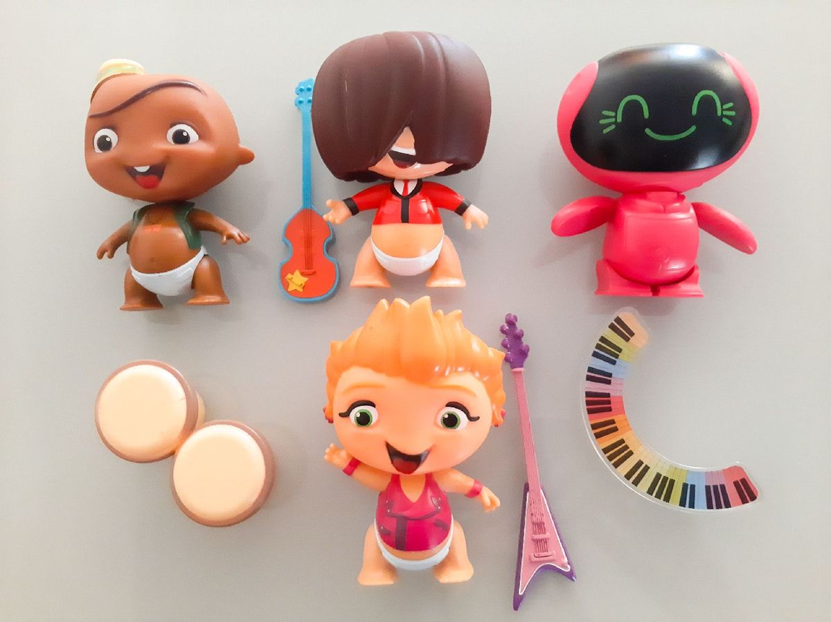 Mini Beat Power Rockers Kit 4 Personagens | Brinquedo Discovery Kids ...