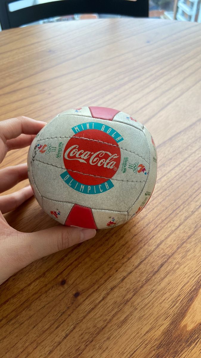 Mini Bola Coca-cola Olimpíadas de Atlanta 1996 | Pelúcia Coca Cola ...