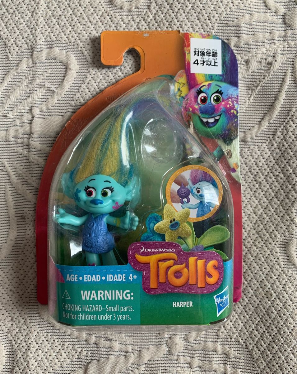Mini Boneca Harper Trolls Aberta Na Caixa Importada do Japão ...