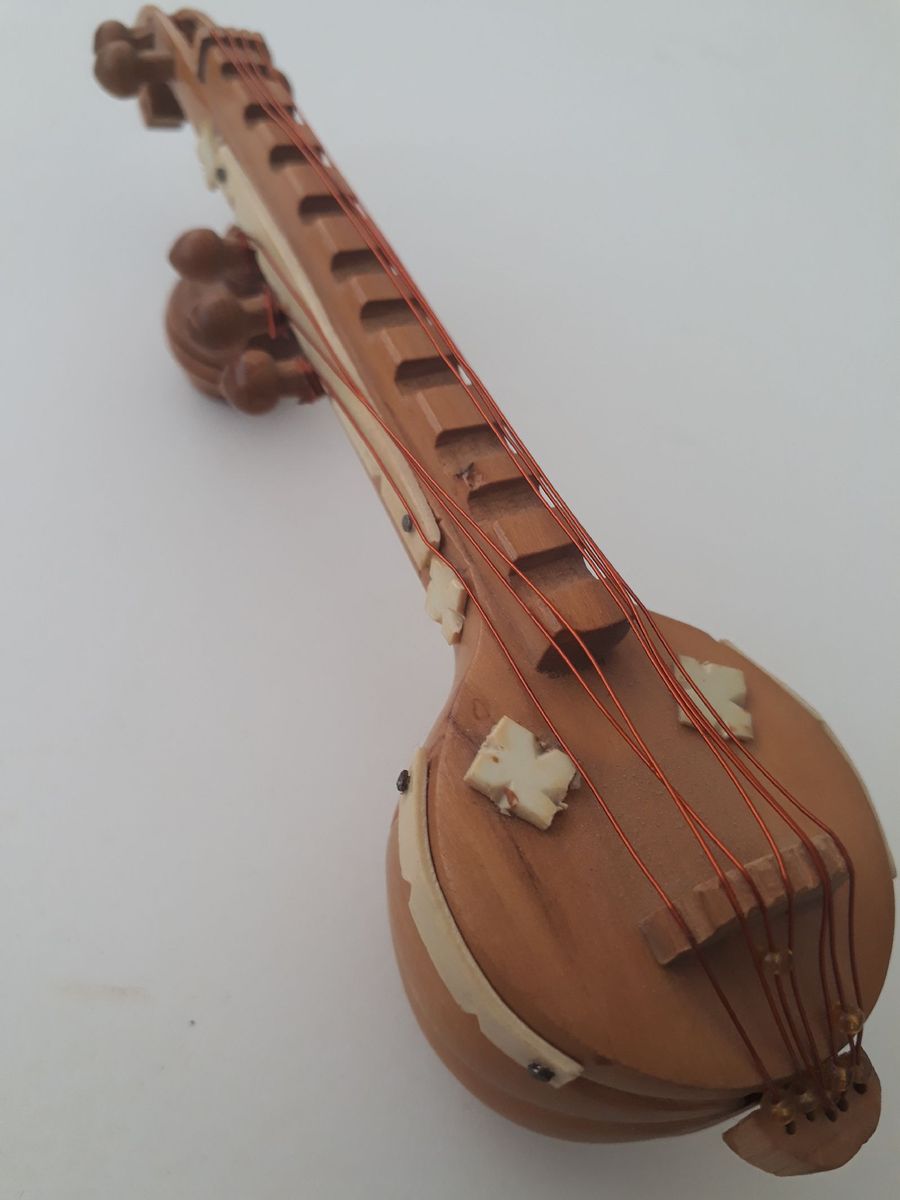 Mini Cítara Decorativa | Item de Decoração Usado 39165244 | enjoei