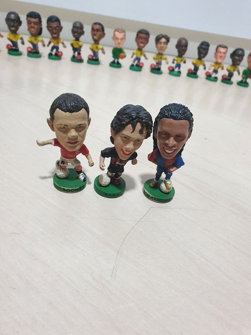 Mini Craques Seleção Brasileira 2002 Coca-cola + Rayne Rooney ...