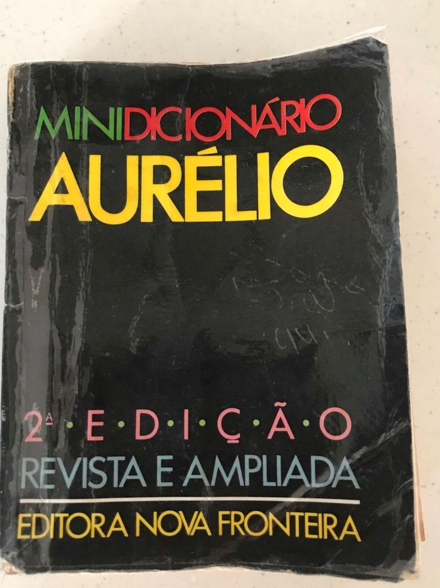 Mini Dicionário Aurélio Relíquia! | Livro Dicionário Aurelio Usado ...