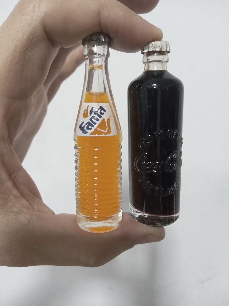 Mini Fanta e Coca-cola Clássica , em Ótimo Estado de Conservação, Como ...