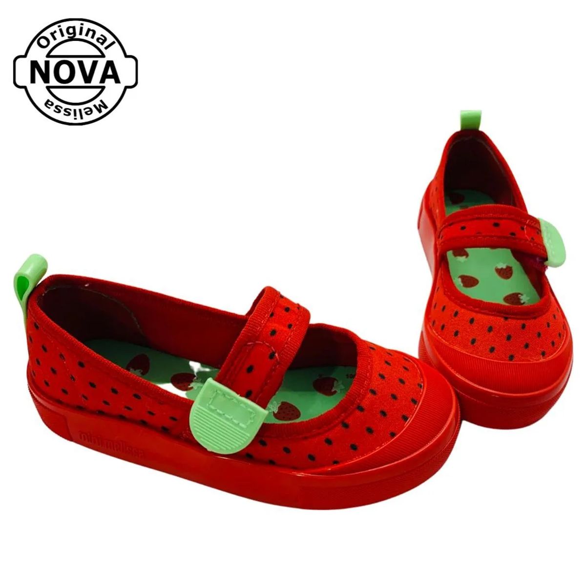 Mini Melissa Basic Frutland Morango 25 | Calçado Infantil para Meninas ...